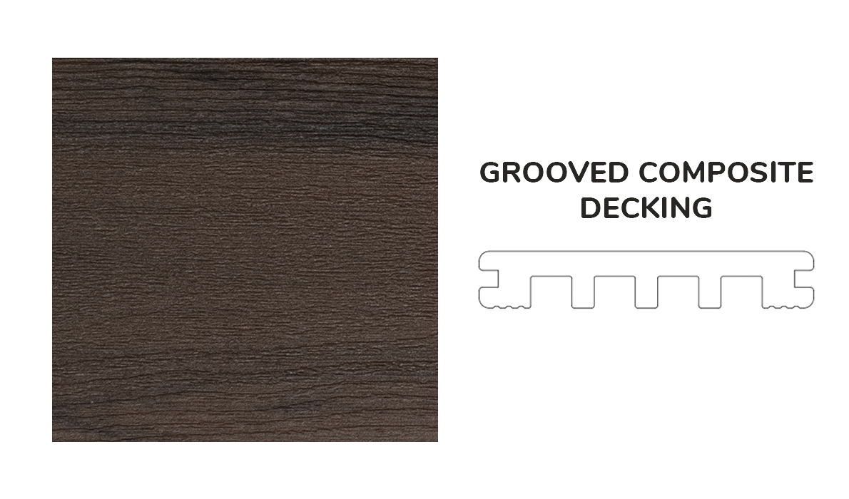 Essential Grooved Composite Deck - Armadillo Deck : Armadillo Deck