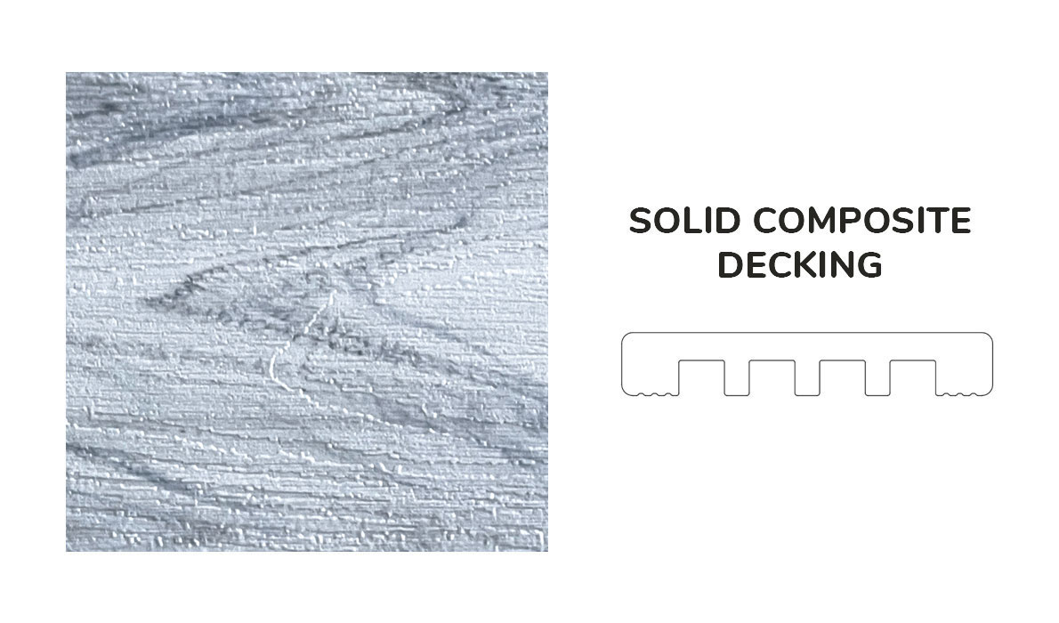 Essential Solid Composite Deck - Armadillo Deck : Armadillo Deck