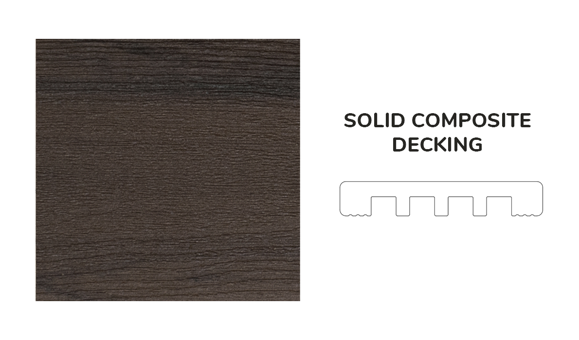 Essential Solid Composite Deck - Armadillo Deck : Armadillo Deck