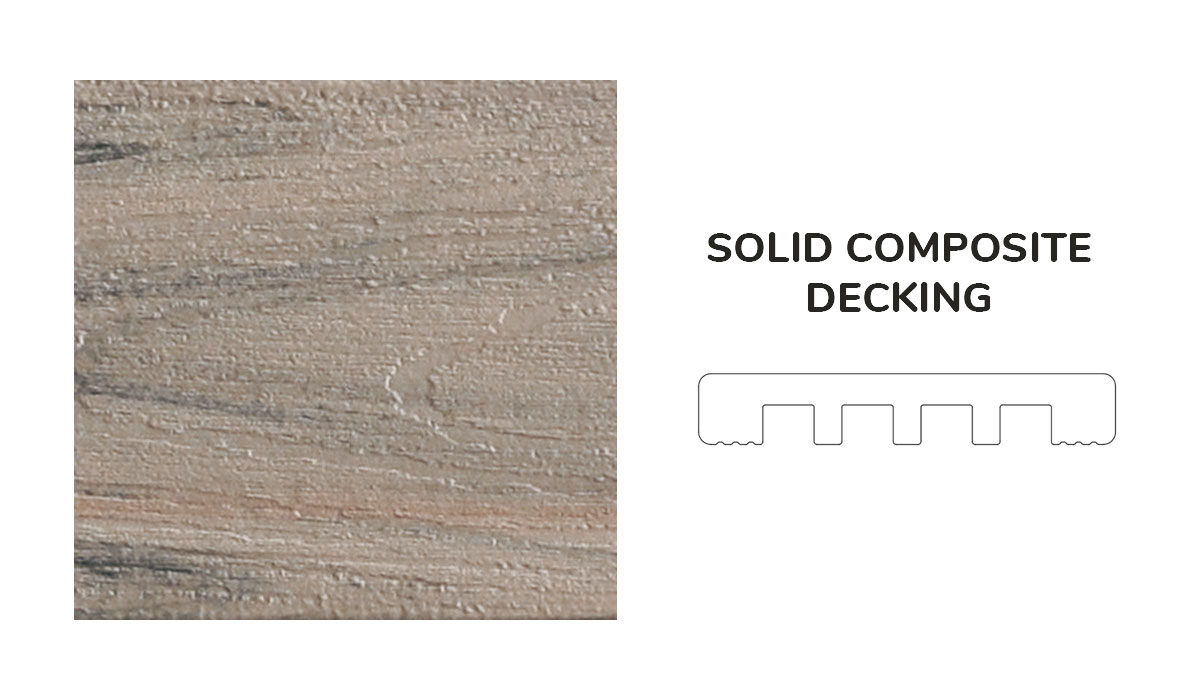 Essential Solid Composite Deck - Armadillo Deck : Armadillo Deck